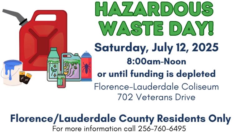 Florence offers safe disposal for hazardous waste on July 12