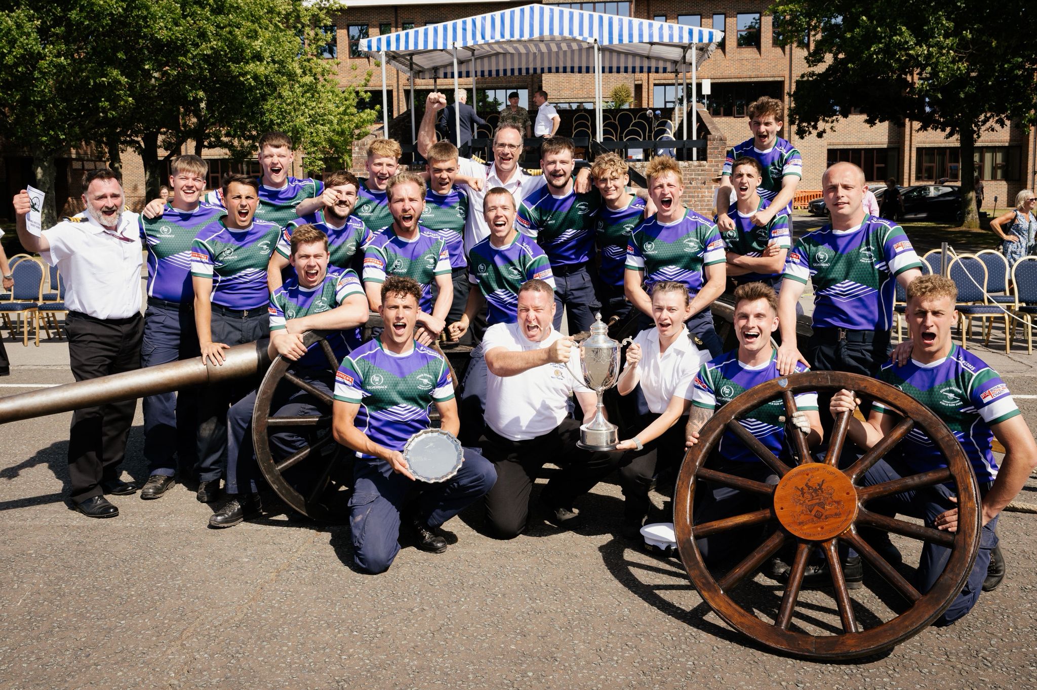 Royal Navy: Hotly contested Junior Field Gun Competition at HMS ...