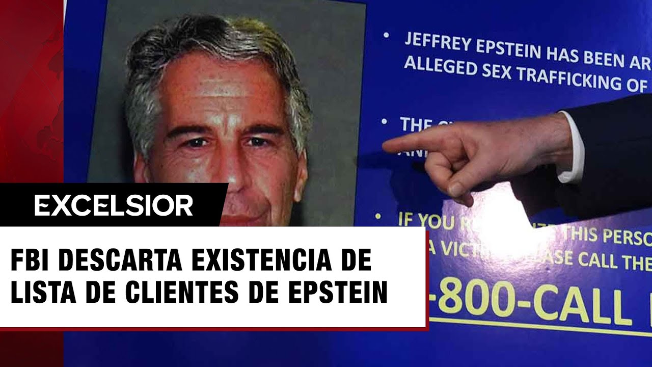 FBI descarta la existencia de una lista de clientes y confirma el ...