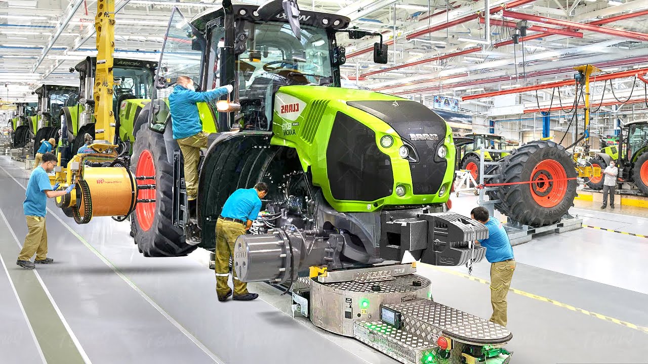Inside French Factory Producing Giant Modern Tractors