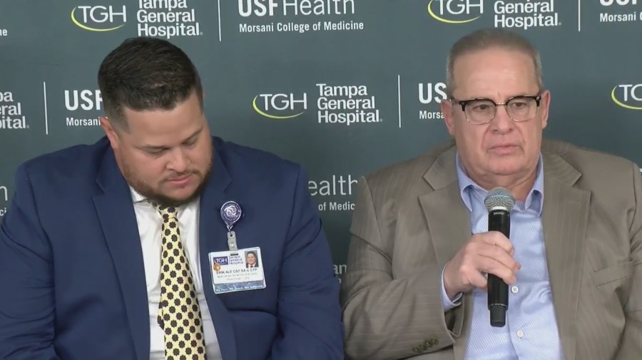 TGH, USF doctors discuss success of 1st-ever bloodless heart-liver ...