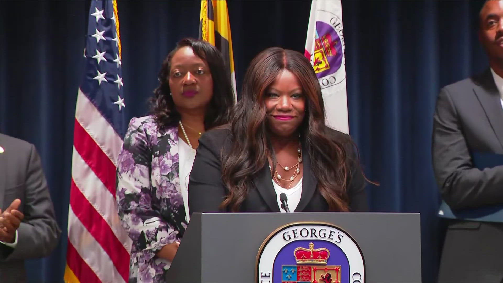 Full presser: County Executive Aisha Braveboy announces new leadership ...