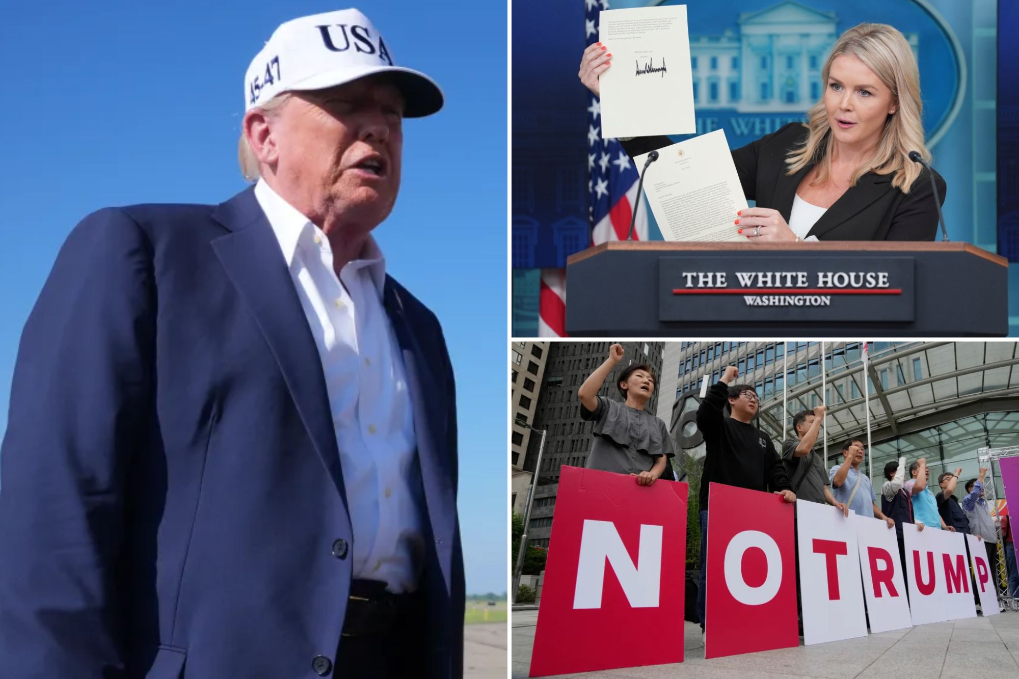 Trump blasts out letters warning of ‘reciprocal’ tariffs as he delays ...