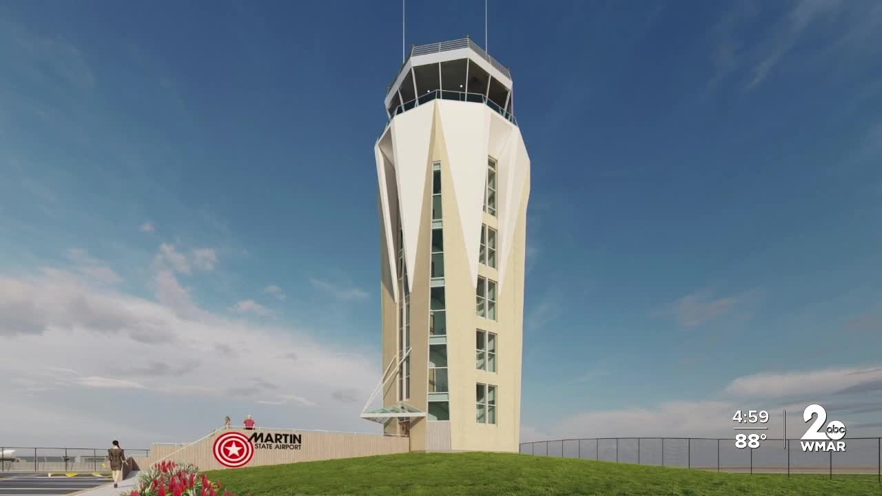 New air traffic control tower for Martin State Airport