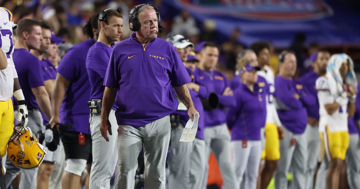 LSU’s Brian Kelly named to Dodd Trophy Preseason Watch List