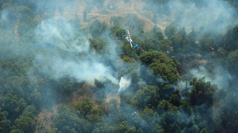 Round Top Fire off North Umpqua Highway in Roseburg burns 10 acres