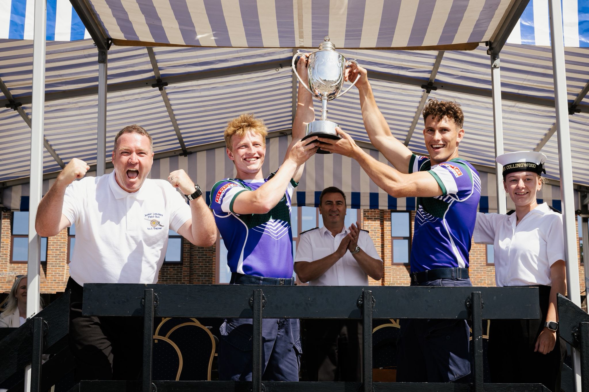 Royal Navy: Hotly contested Junior Field Gun Competition at HMS ...