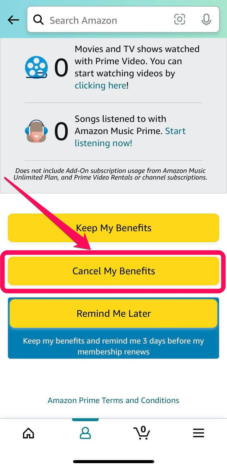 How to cancel your Amazon Prime membership on desktop or mobile
