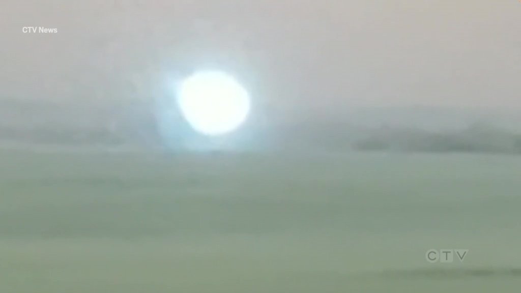 Mystery 'ball lightning' spotted by Canadian couple
