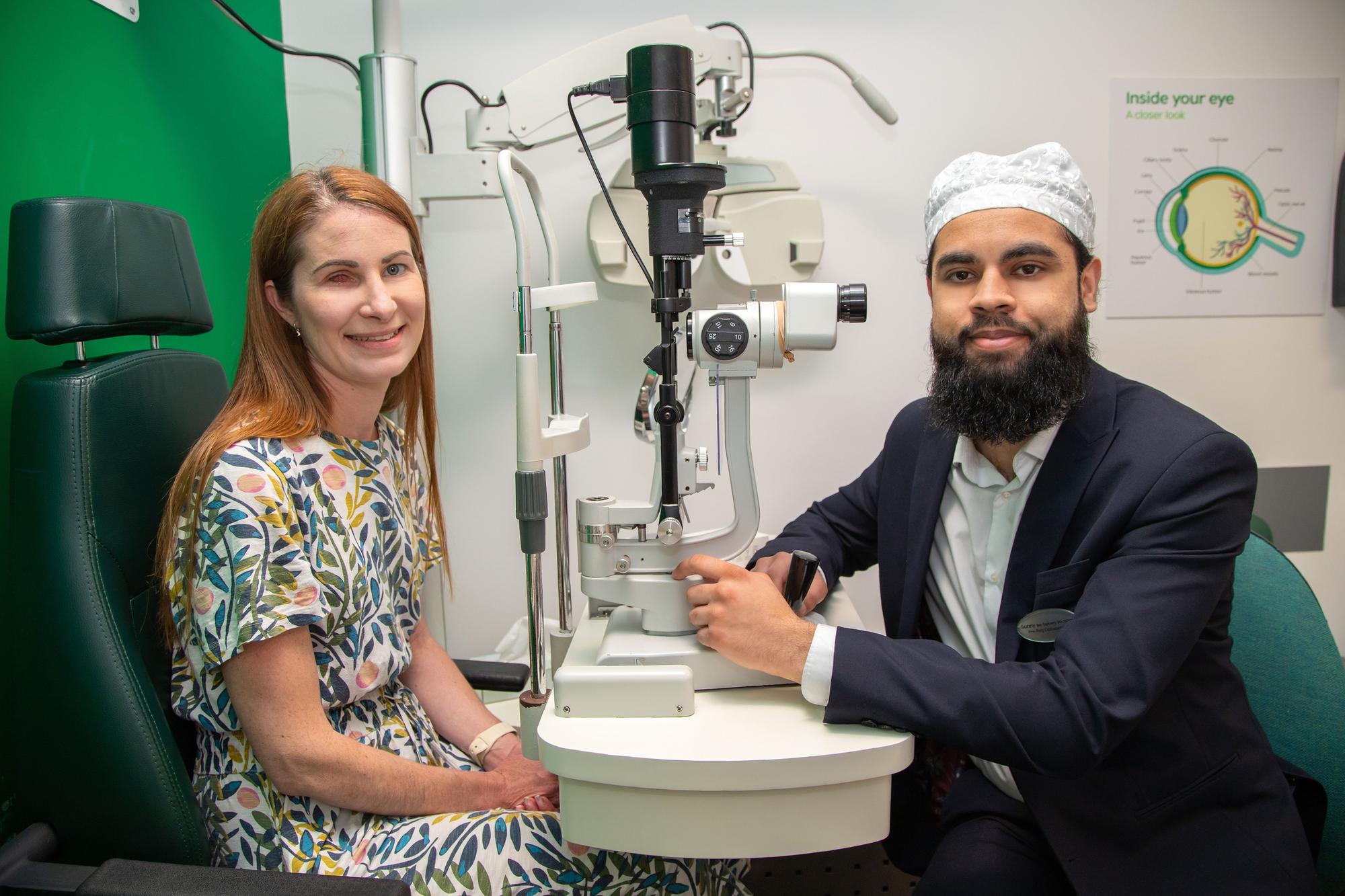 Woman gets eye removed after trainee optician spots rare cancer during ...