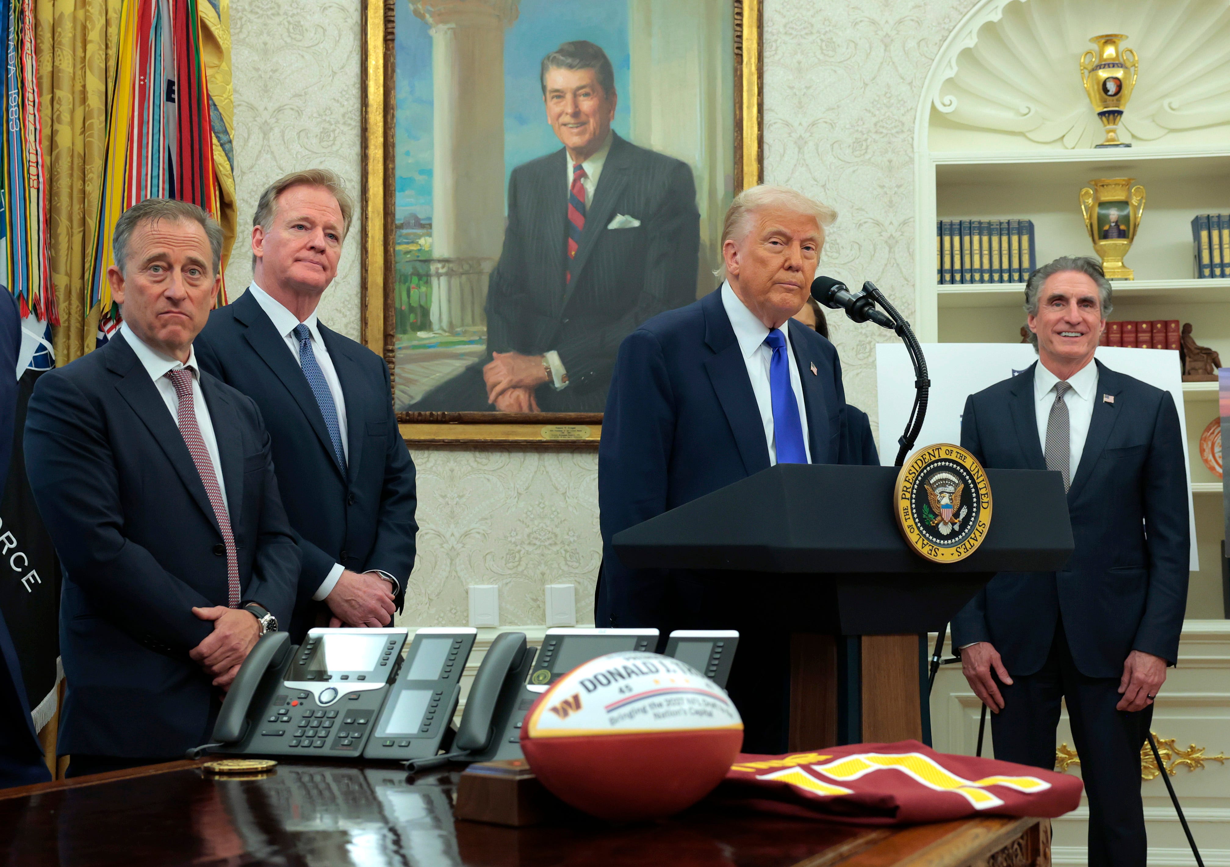 President Trump willing to help Commanders on D.C. stadium deal