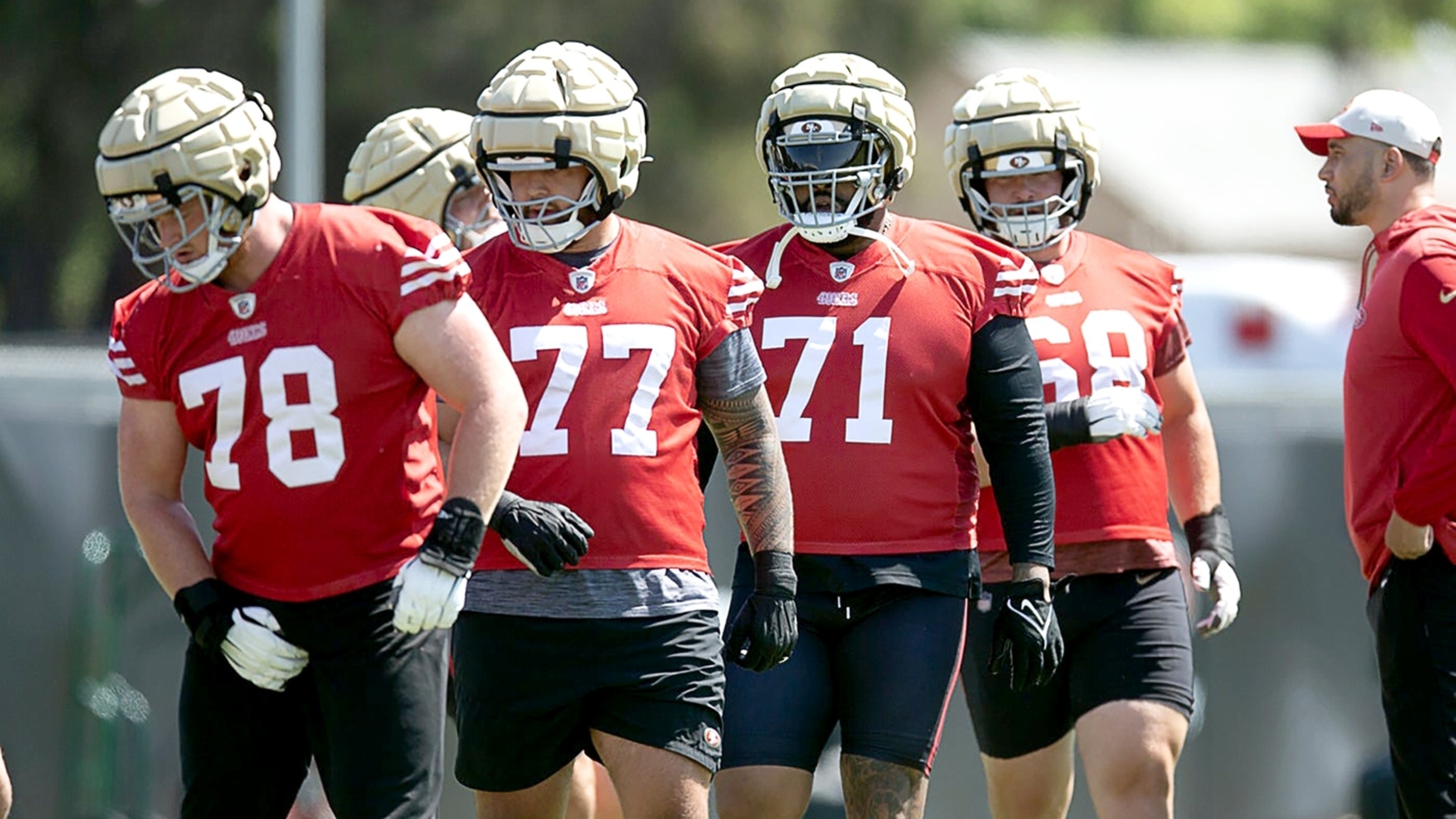 49ers offensive line: A top-12 unit for 2025 despite criticisms?