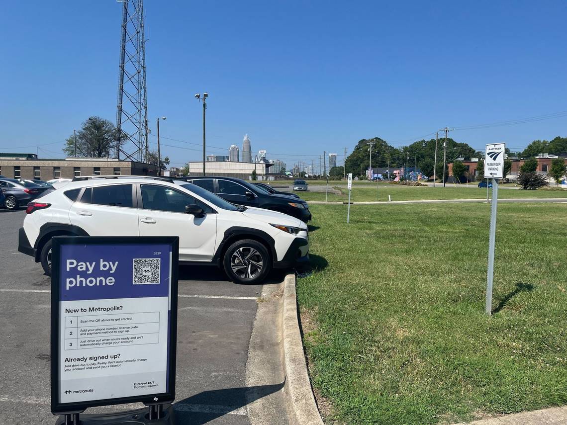 Charlotte Amtrak passengers must now pay to park at North Tryon Street ...