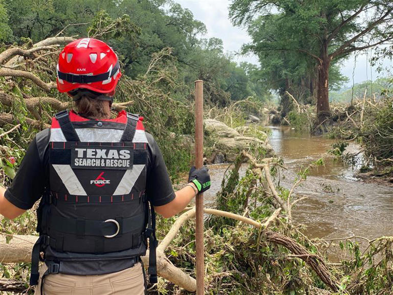 A flood killed his entire family in 2015. Now he has joined the search ...