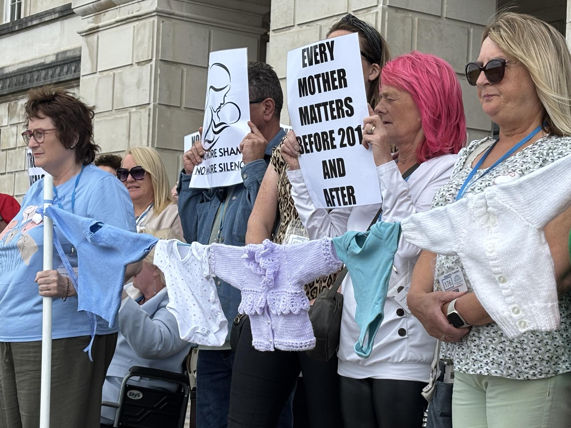 Stormont urged to remove ‘cruel clause’ in mother and baby homes Bill