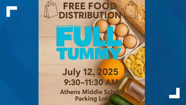 Full Tummy Project to host children's food giveaway July 12 in Athens