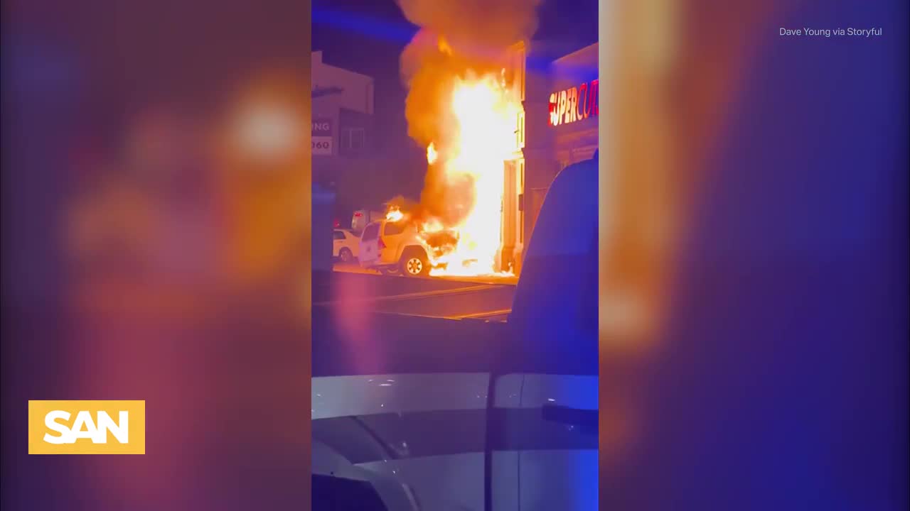 SUV crashes into Domino's, sparks massive explosion in Utah