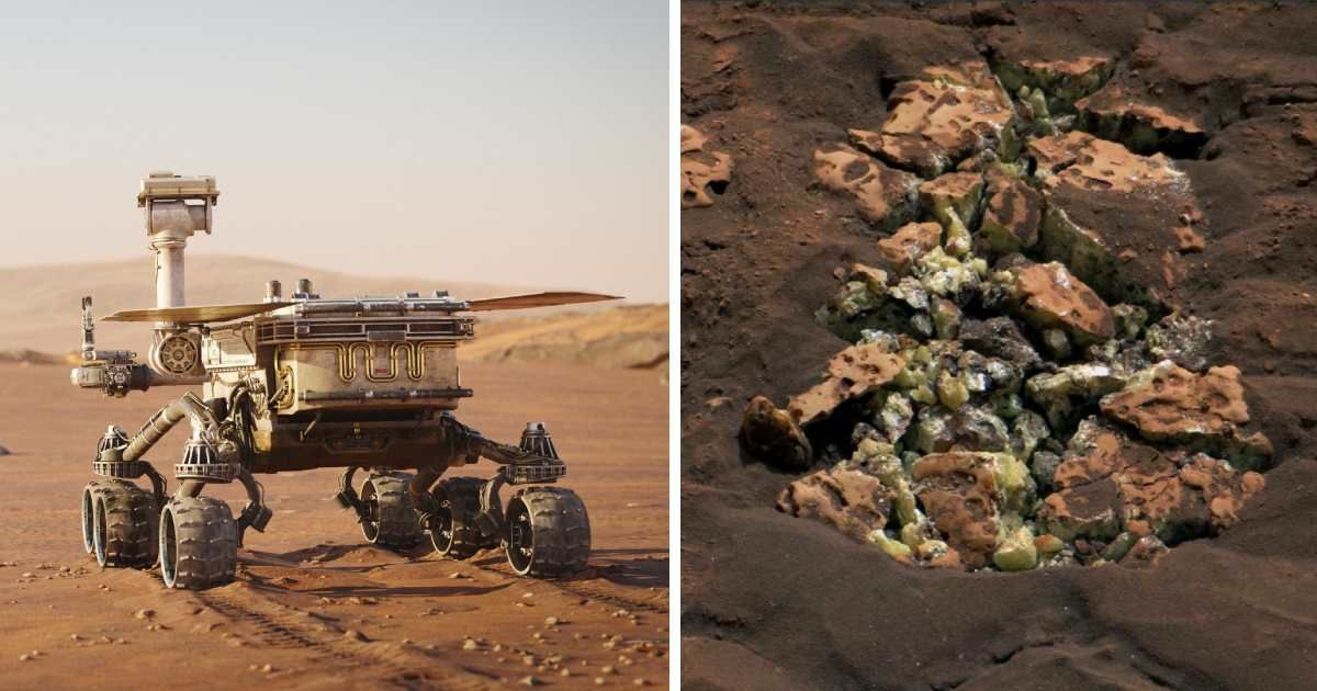 Mars Rover accidentally ran over a rock and broke it open — revealing ...