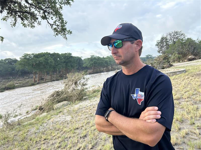 A flood killed his entire family in 2015. Now he has joined the search ...