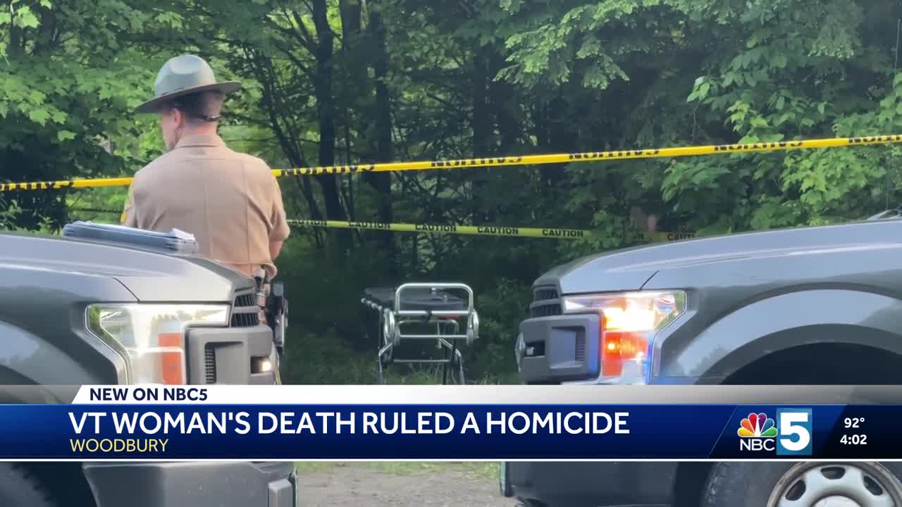 Woobury, Vermont woman's death ruled a homicide