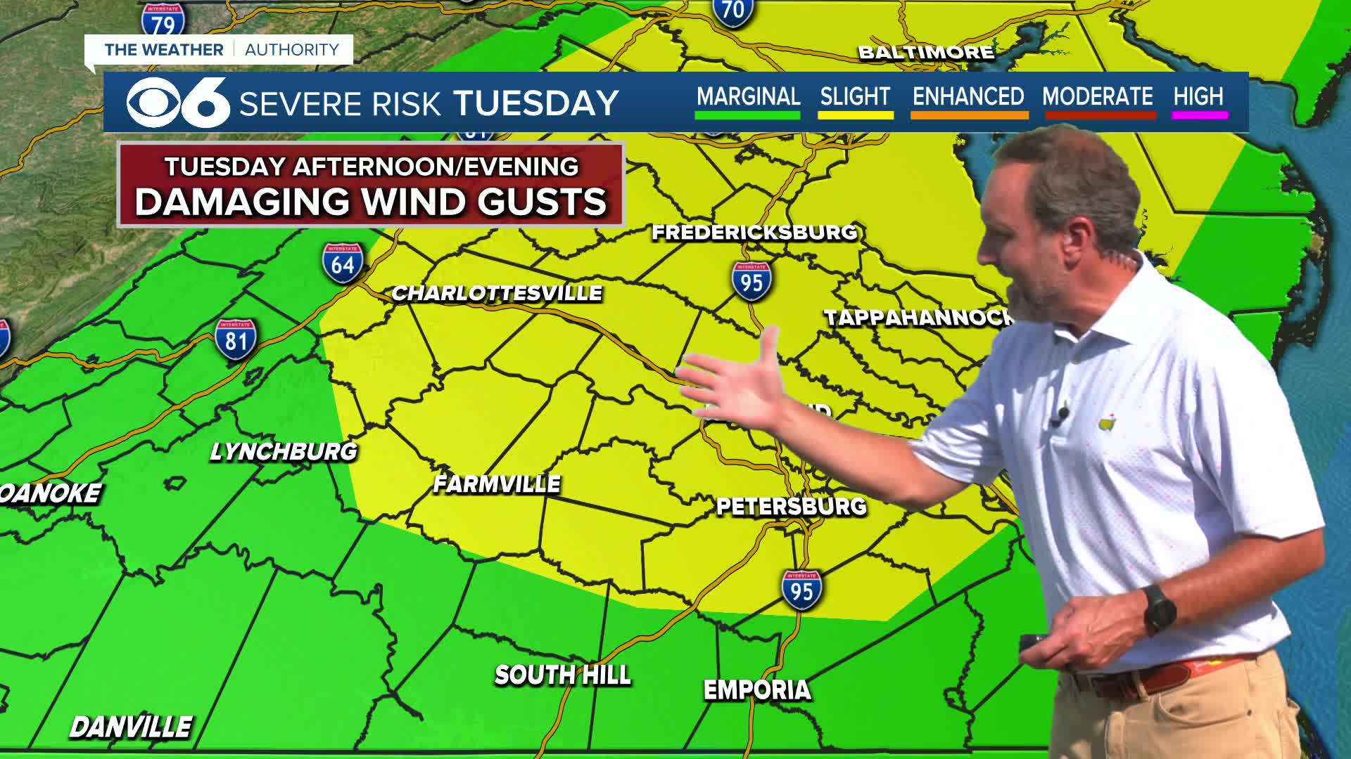 Zach's Monday Evening Wx Update