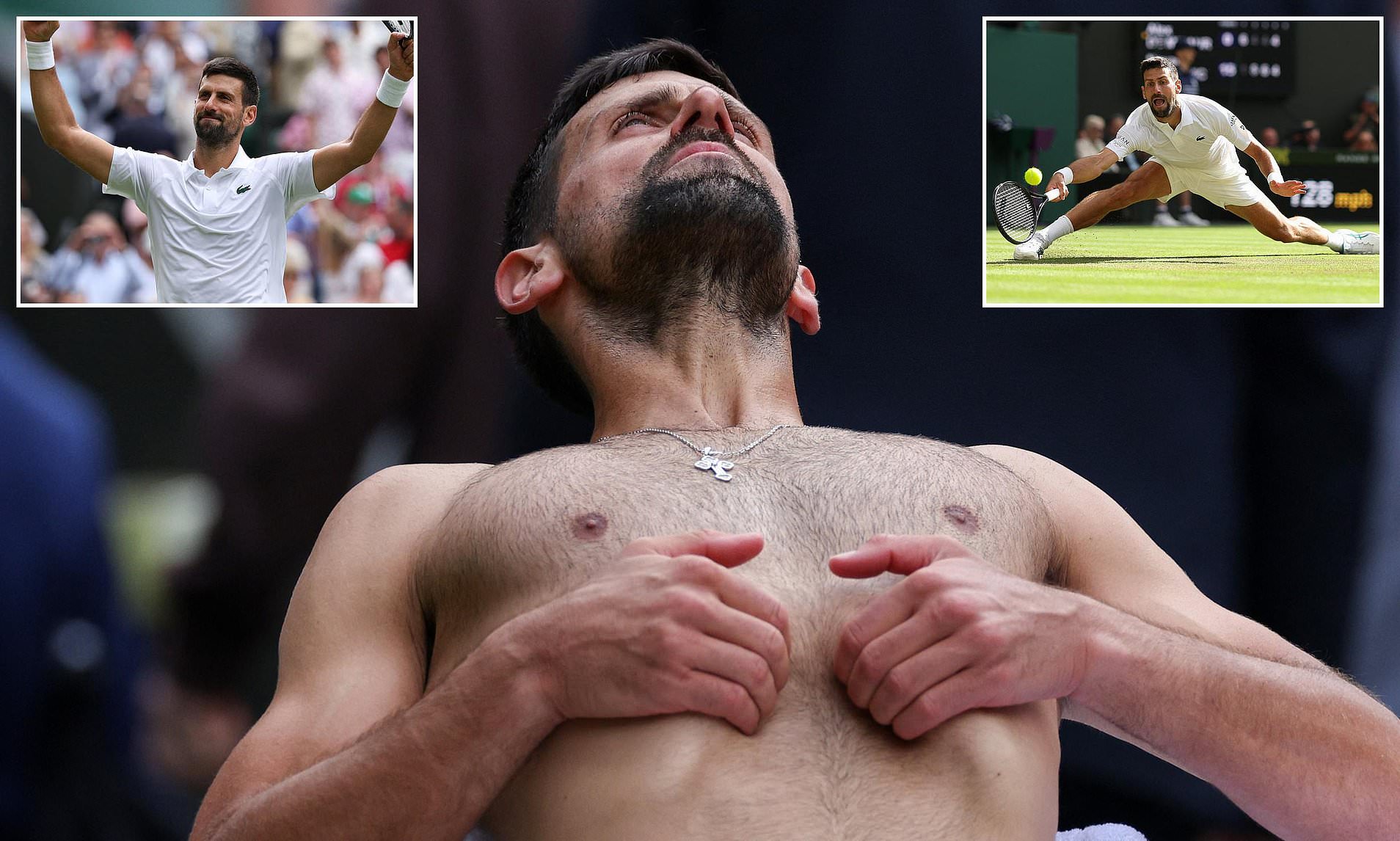 Novak Djokovic's Wimbledon campaign is saved by breathing exercises and ...