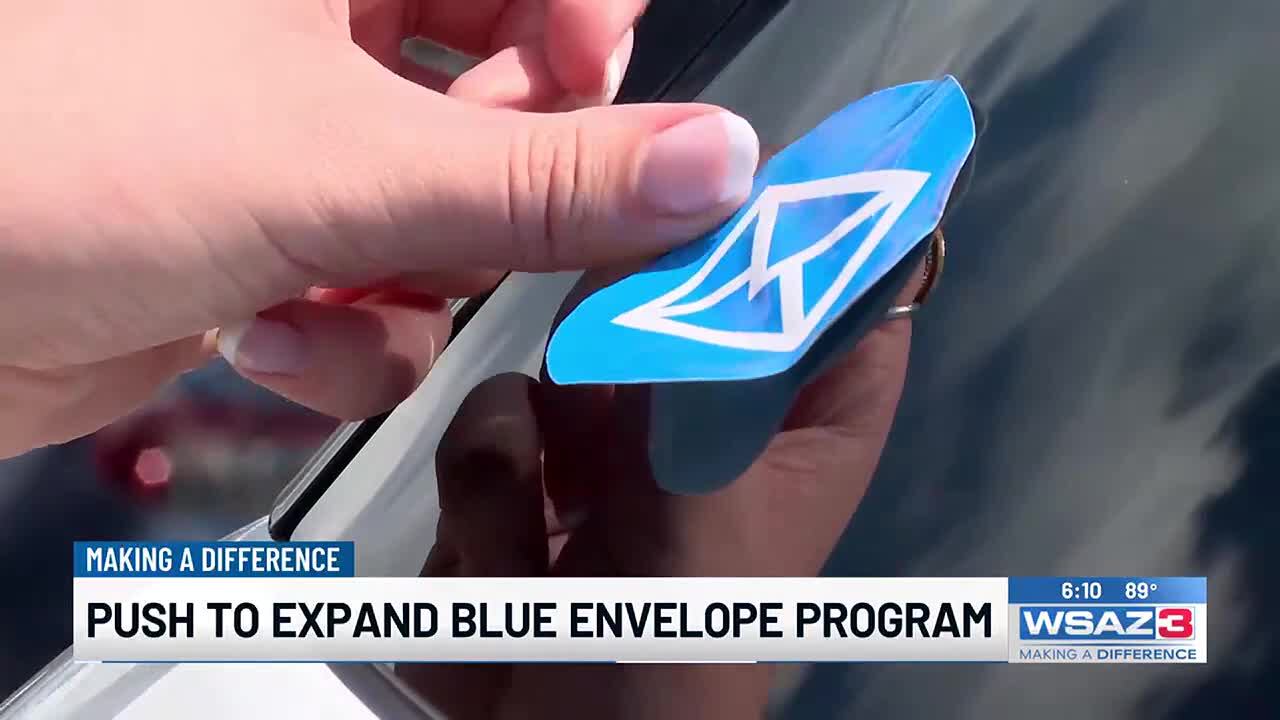 Push to expand Blue Envelope Program