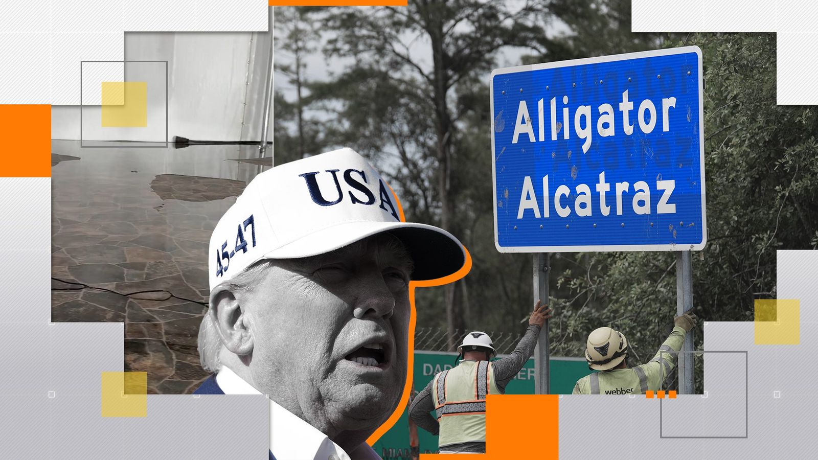 The 'Alligator Alcatraz' detention centre was built in eight days - but ...