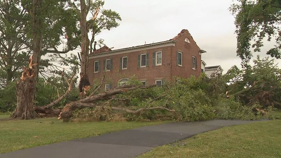 'I'm shocked': Roofs ripped off, trees snapped during probable tornado ...