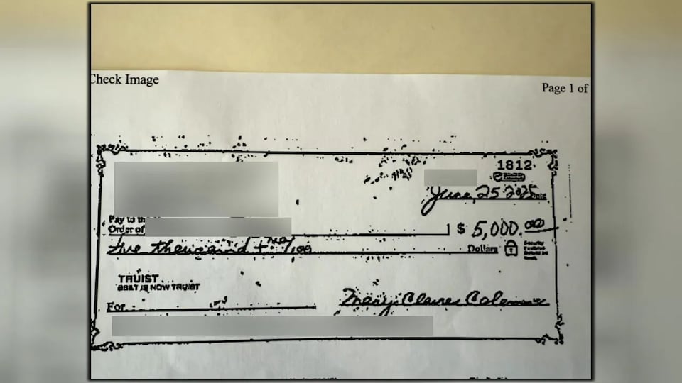 Former state lawmaker says he's victim of check-washing scheme