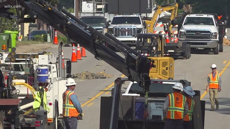Broken gas line blocks highway in northwest Richland County, one lane ...