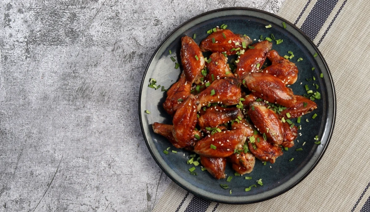 🍗 Ailes de poulet laquées au miel et soja