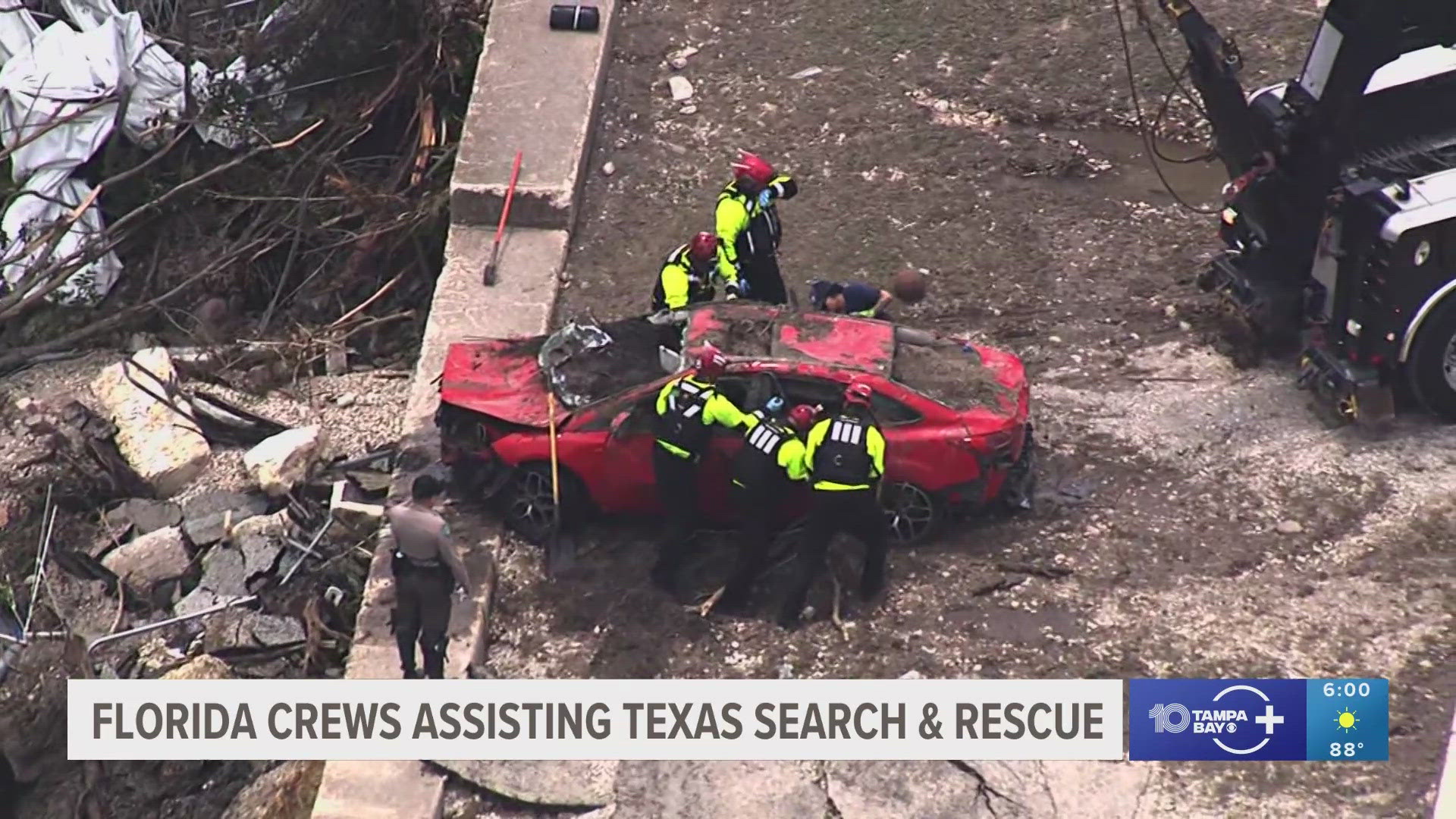 Florida emergency crews join search and rescue effort in Texas after ...