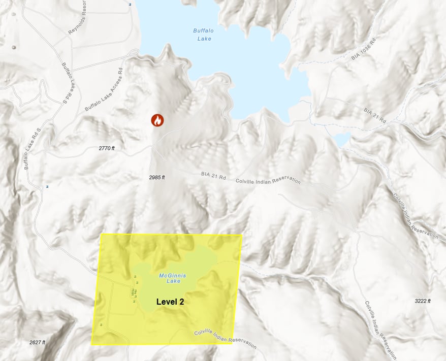 ‘Be Ready To Evacuate’ warning issued for area near Colville ...