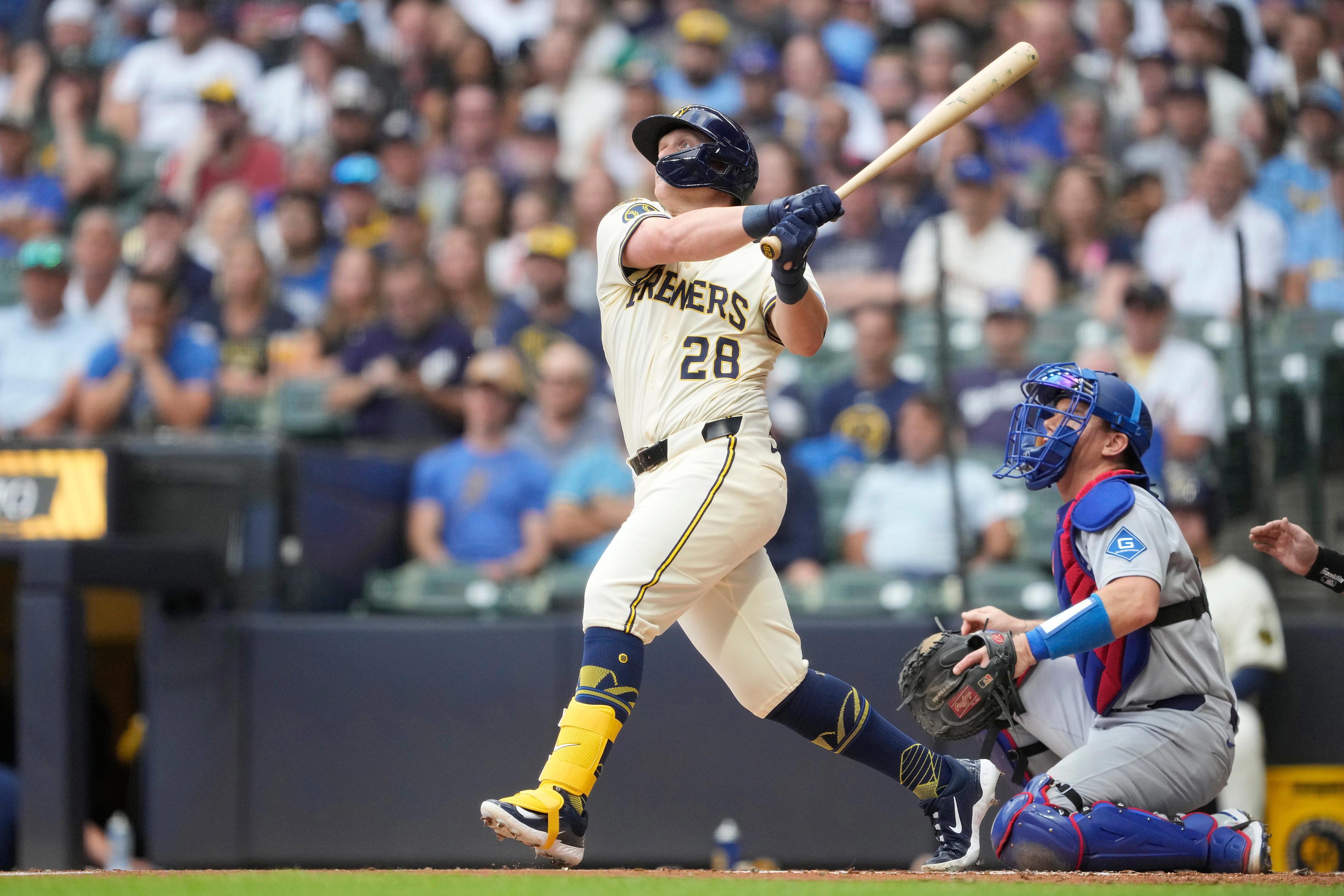 Like Andrew Vaughn, these Brewers homered in their first at-bat with ...