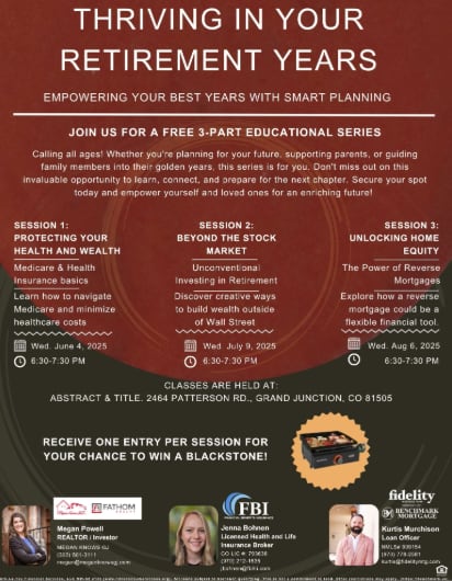 Free retirement classes for Grand Junction residents