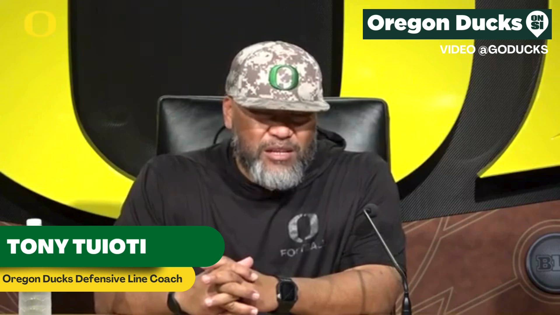 Oregon Ducks Defensive Line Coach Tony Tuioti Discusses How They Will ...