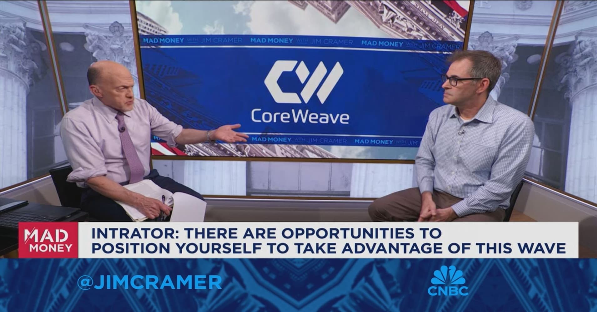 There are opportunities to position yourself to take advantage of this AI wave, says CoreWeave CEO
