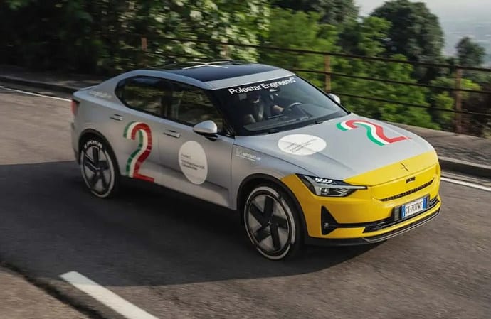 Polestar 2 Joins Classic Car Race—and Crushes It on Efficiency