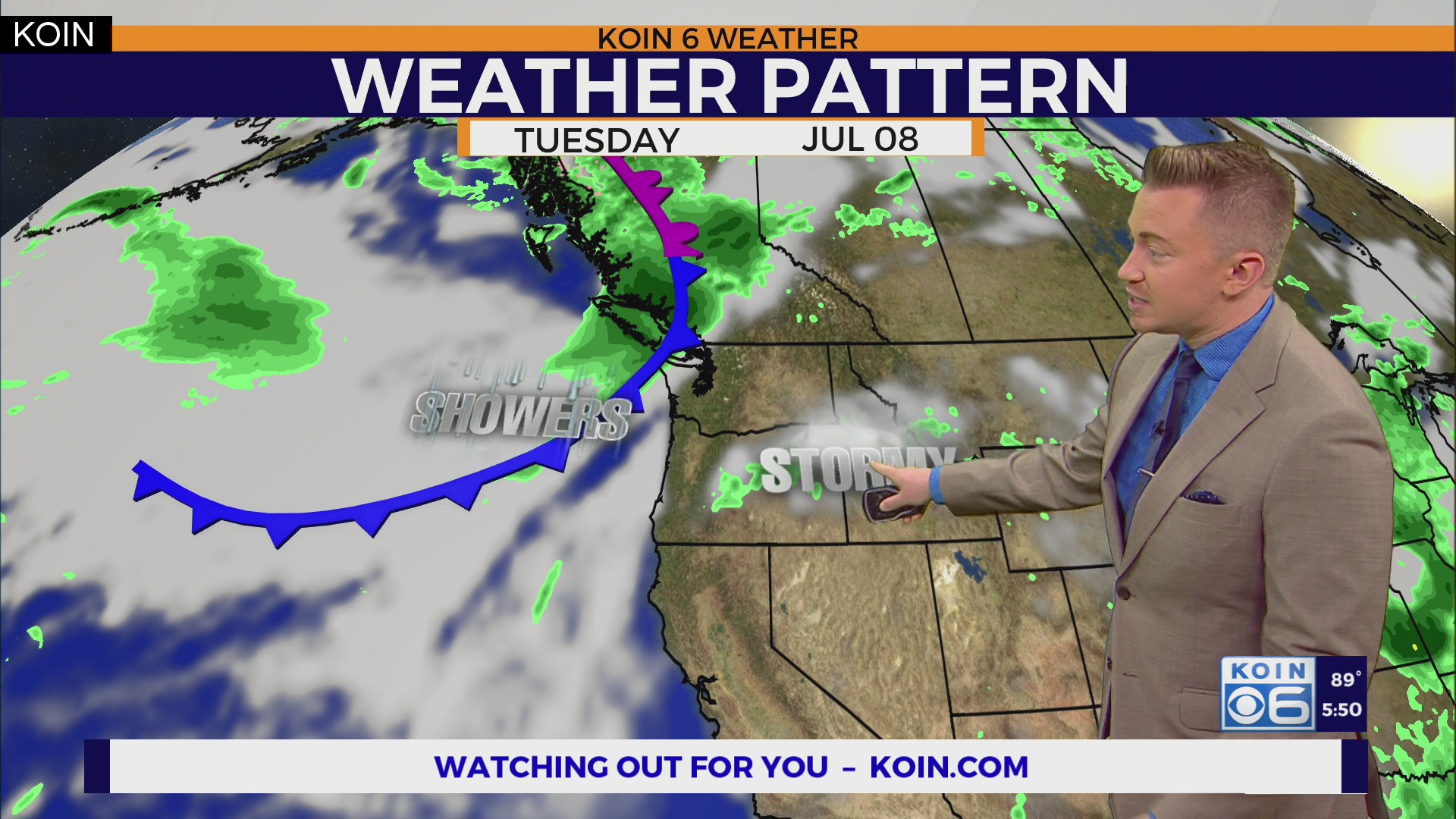 Summer heat and storms for Oregon Tuesday