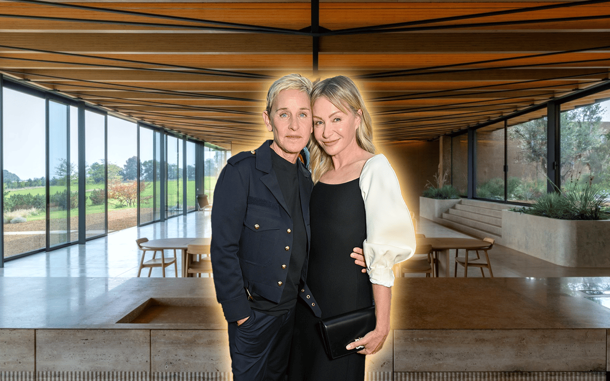 Inside Ellen DeGeneres and Portia de Rossi's award-winning, minimalist ...