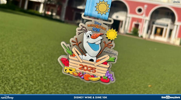 FIRST LOOK at runDisney Wine and Dine Half Marathon 2025 Medals