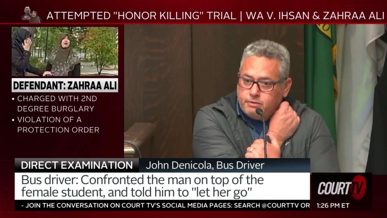 ‘He Was Choking Her’: Bus Driver Describes Chaotic Scene
