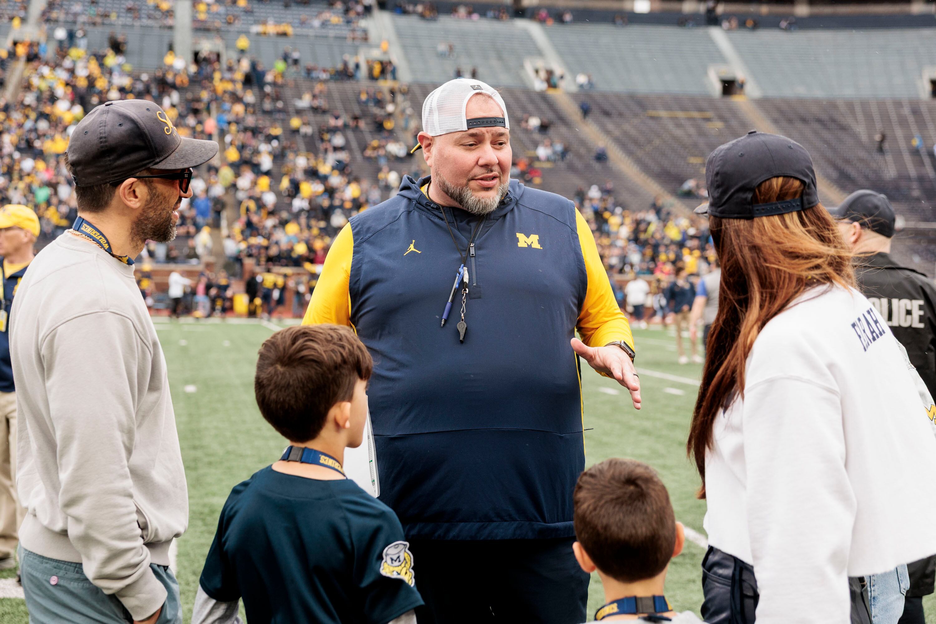 Defensive line coach Lou Esposito emerging as Michigan’s ace recruiter