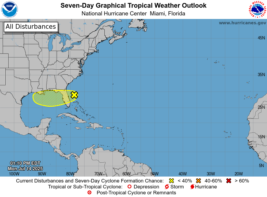Gulf tropical disturbance could bring heavy rain to Alabama ...