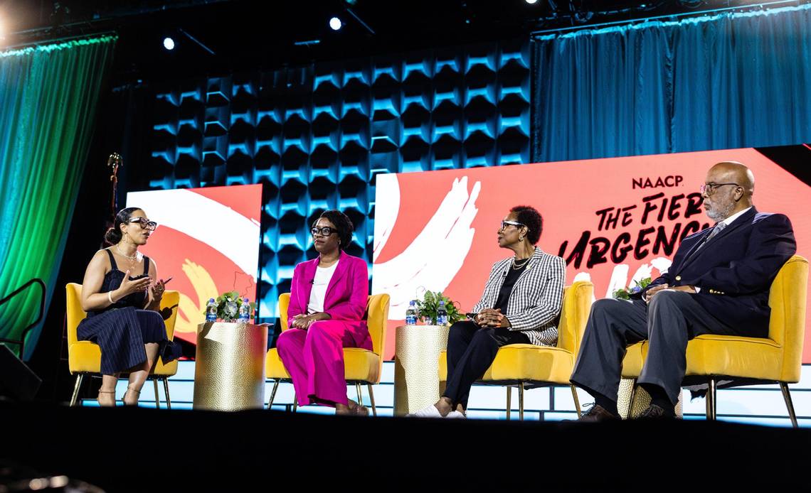 Democrats talk 2026 election strategy at NAACP convention in Charlotte ...