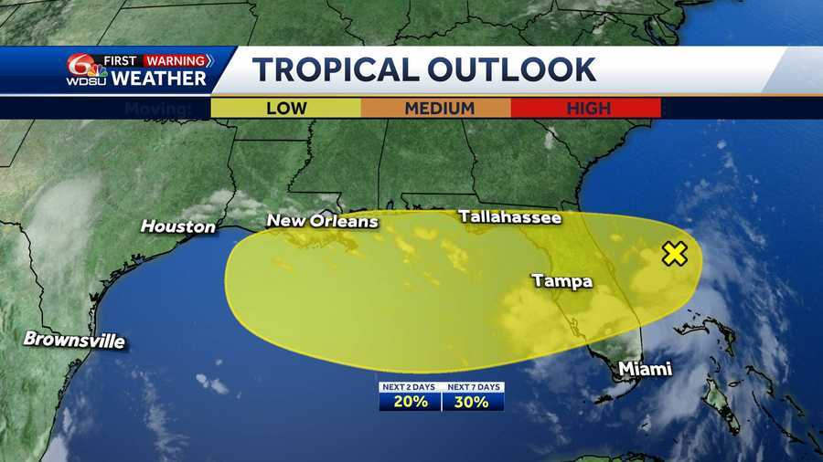 A tropical disturbance could bring heavy rain to New Orleans. Here's ...