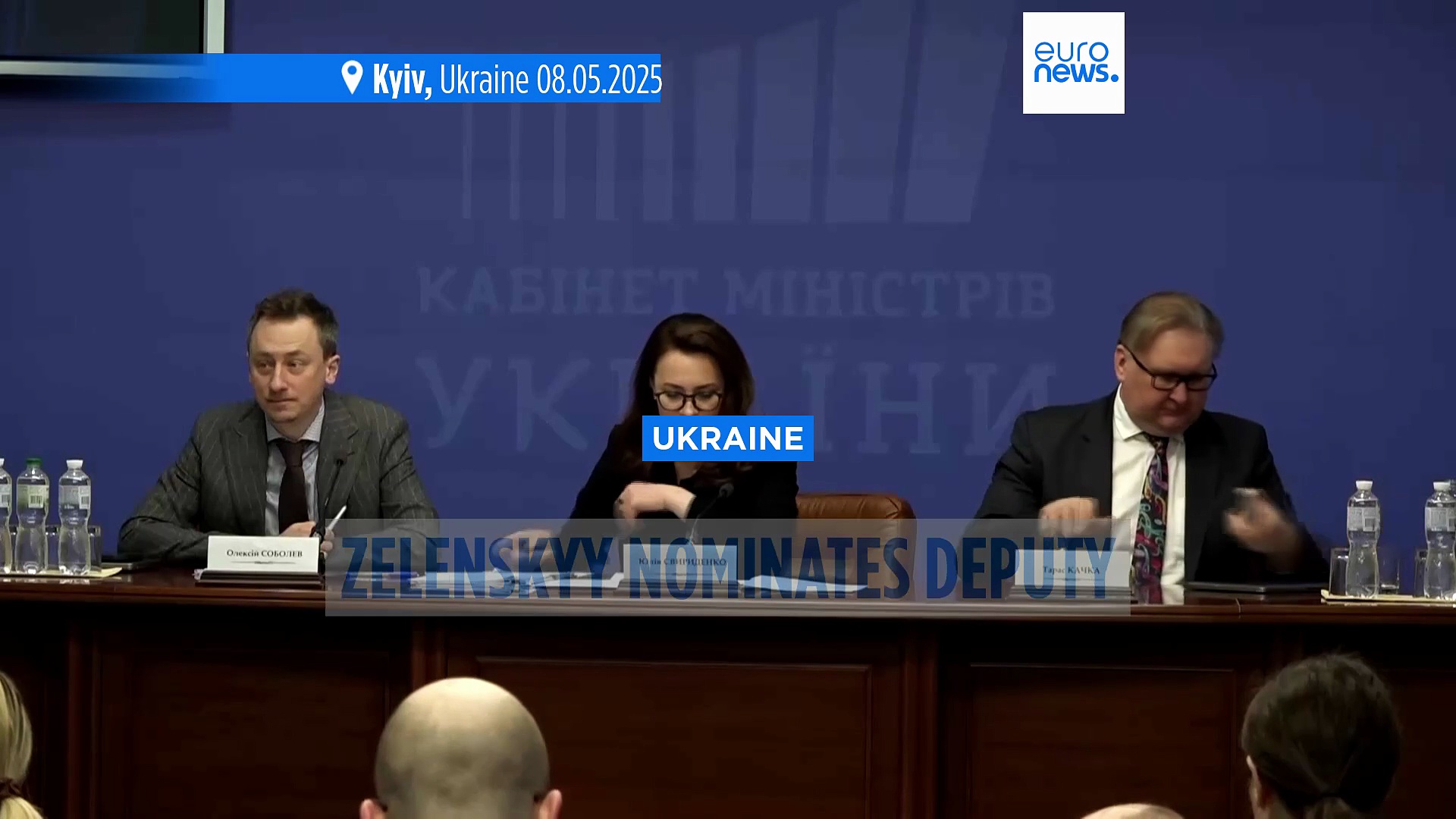 Zelenskyy names Deputy Prime Minister Yulia Svyrydenko as Ukraine's new PM