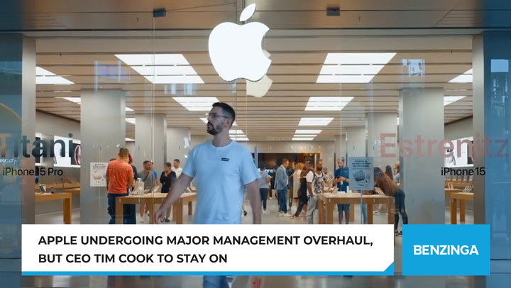 Apple Undergoing Major Management Overhaul, But CEO Tim Cook To Stay On