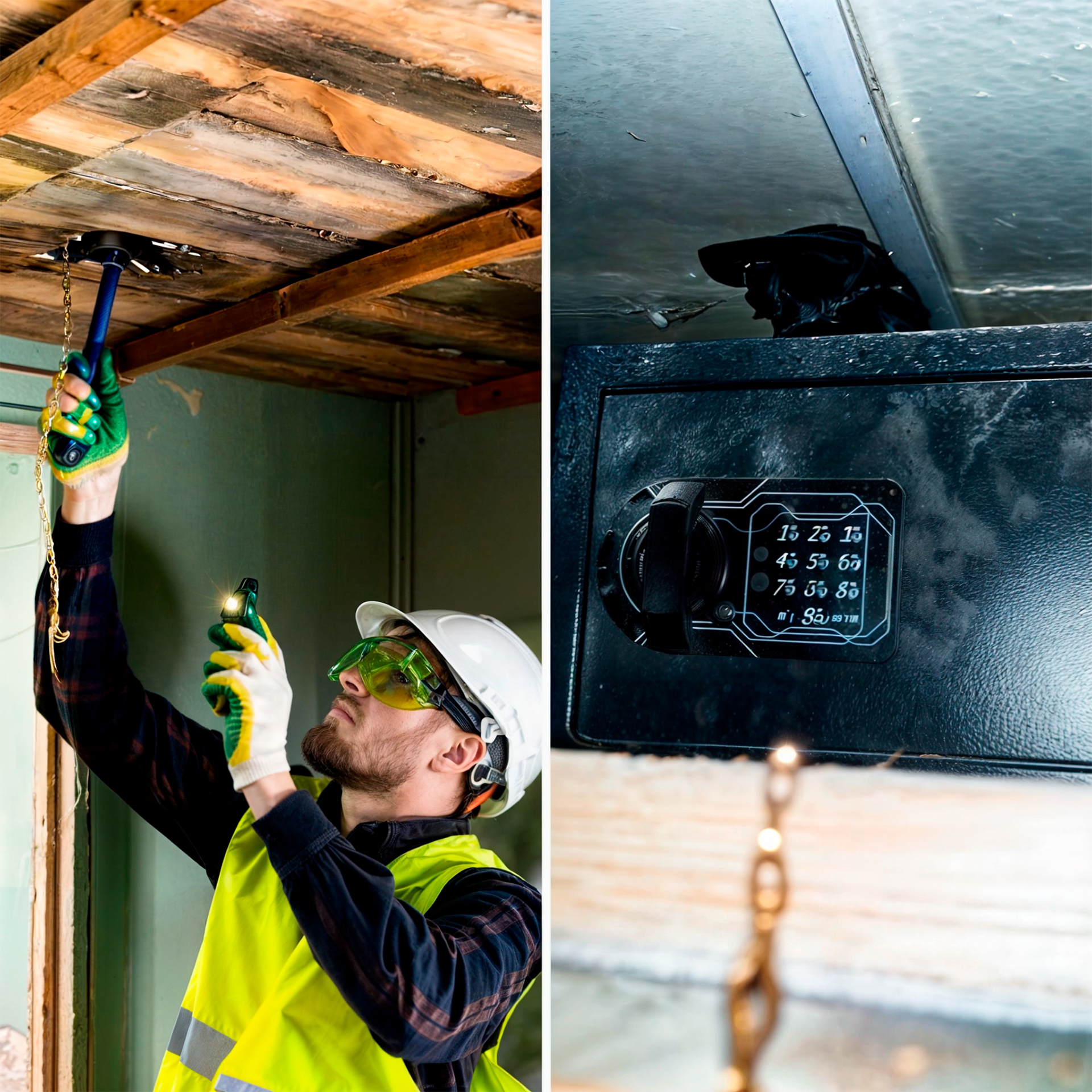 Builders find a long-lost safe in the ceiling! 🏡🤫 A creepy home hides a ...